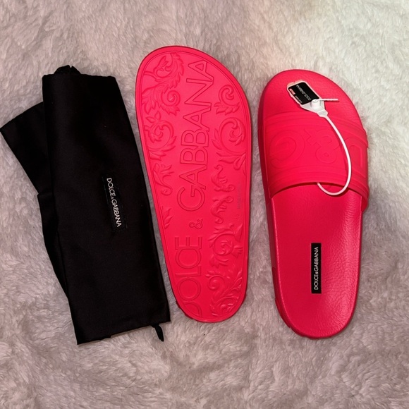 Dolce & Gabbana | Shoes | Brand New Neon Pink Peachish Dolce Gabbana ...
